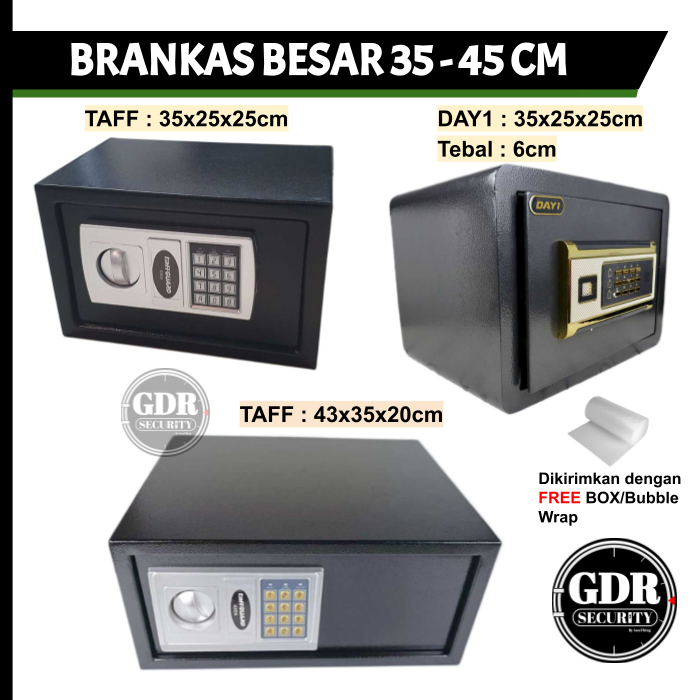 Jual Brankas Besar 35cm / 43cm - Large Safety Deposit Box - GDR ...