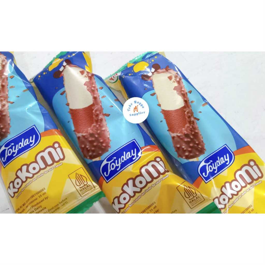 Jual Es Krim Joyday Kokomi - Es Susu Rasa Cokelat dan Vanilla | Shopee ...