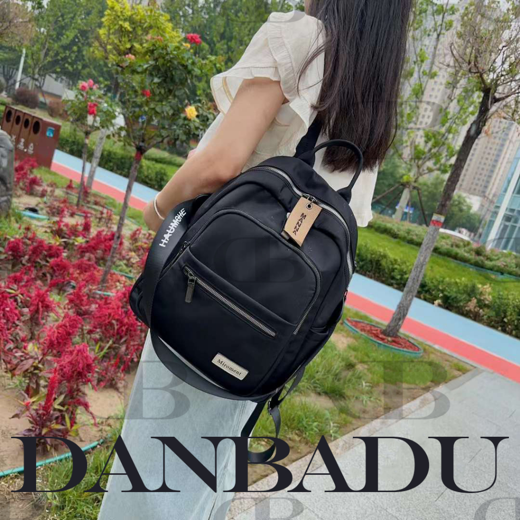 Jual Tas Ransel Mana Parasut Wanita Simple Elegan Impor Bahan Premium ...
