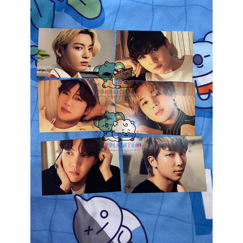 Jual BTS THE BEST POSTCARD ORANGE RM JIN SUGA JHOPE JIMIN JUNGKOOK GRUP ...