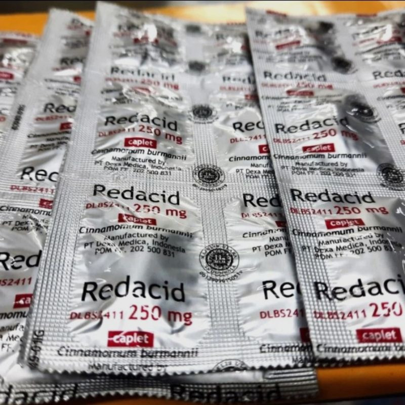 Jual vit redacid 250 mg harga per 1 strip utuh isi 6 tab | Shopee Indonesia