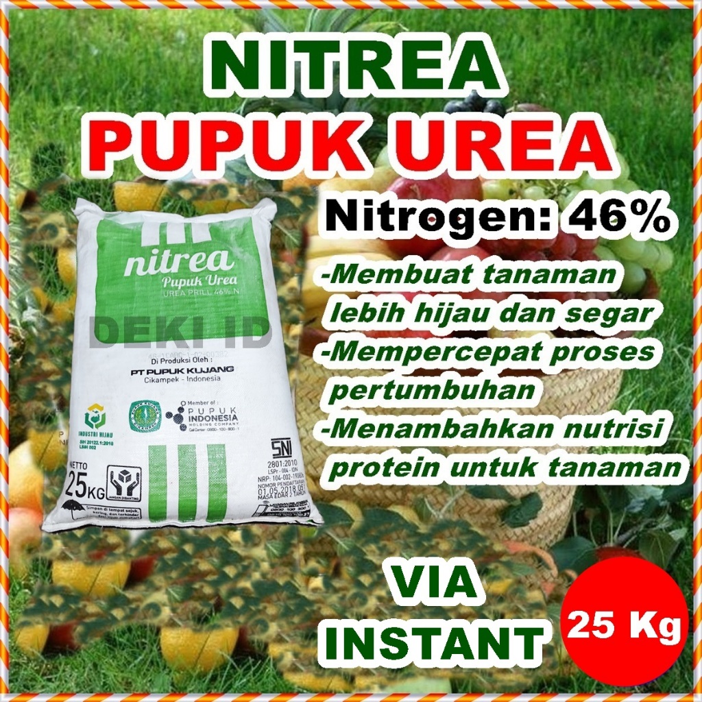 Jual Urea Nitrea 25 Kg Via Instan Pupuk Kujang Kemasan Pabrik Penyubur ...