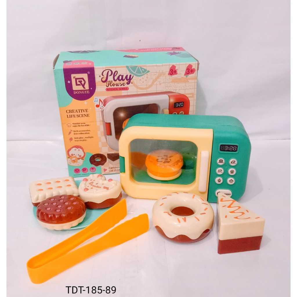 Jual Pretend Play Mainan Masak Masakan Wooden Microwave Oven Kitchen ...