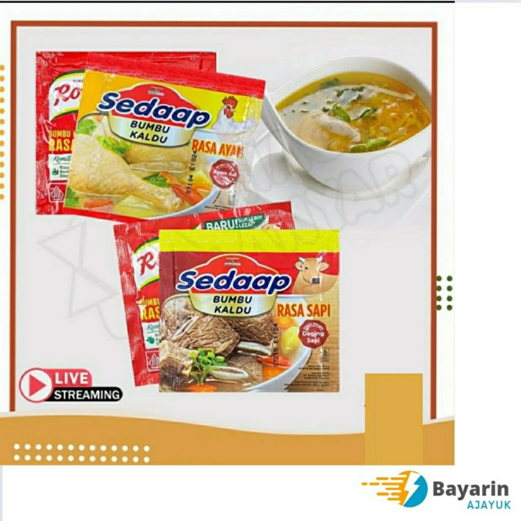 Jual Royco Bumbu Kaldu Rasa Ayam Sapi Sachet/ Penyedap Rasa Instan ...