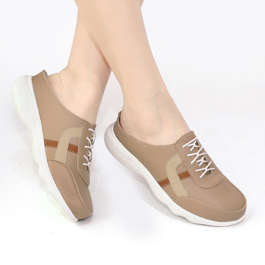 Jual SEPATU SANDAL MULES WANITA KEKINIAN KARET KULIT TERBARU MURAH ...