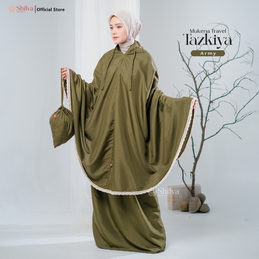 Jual Mukena Murah Travel Traveling Terbaru Dewasa Katun Mikro Tazkiya | Shopee Indonesia