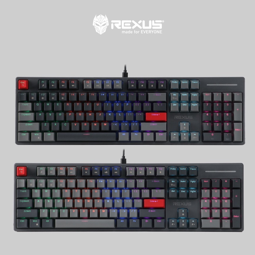 Jual KEYBOARD REXUS GAMING HEROIC KX5 BLUE SWITCH | Shopee Indonesia
