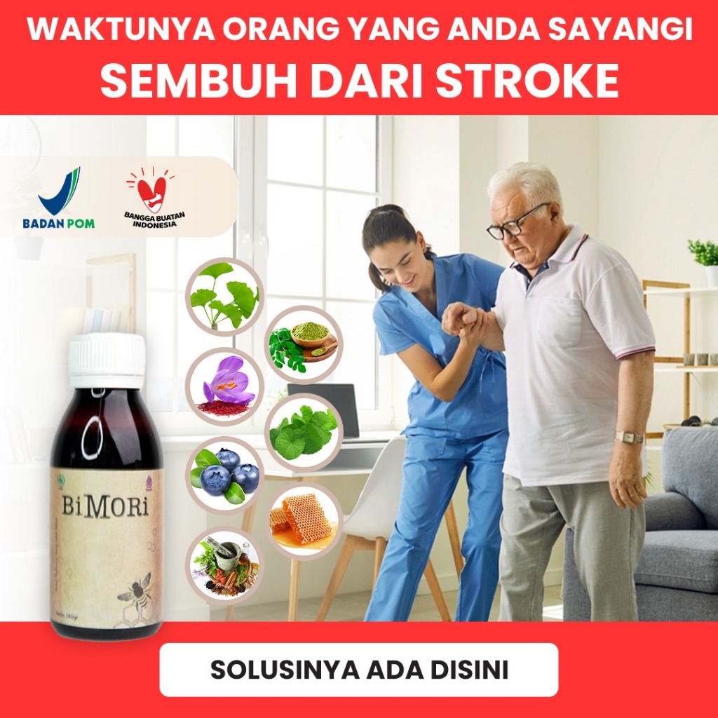 Jual Bimori Obat Stroke Herbal Syaraf Kejepit Atasi Bels Palsy ...