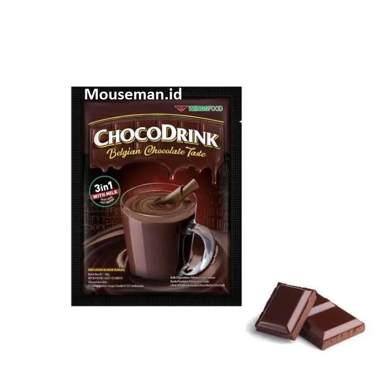 Jual Mouseman - CHOCODRINK Belgian Chocolate Taste Minuman Bubuk Kakao ...