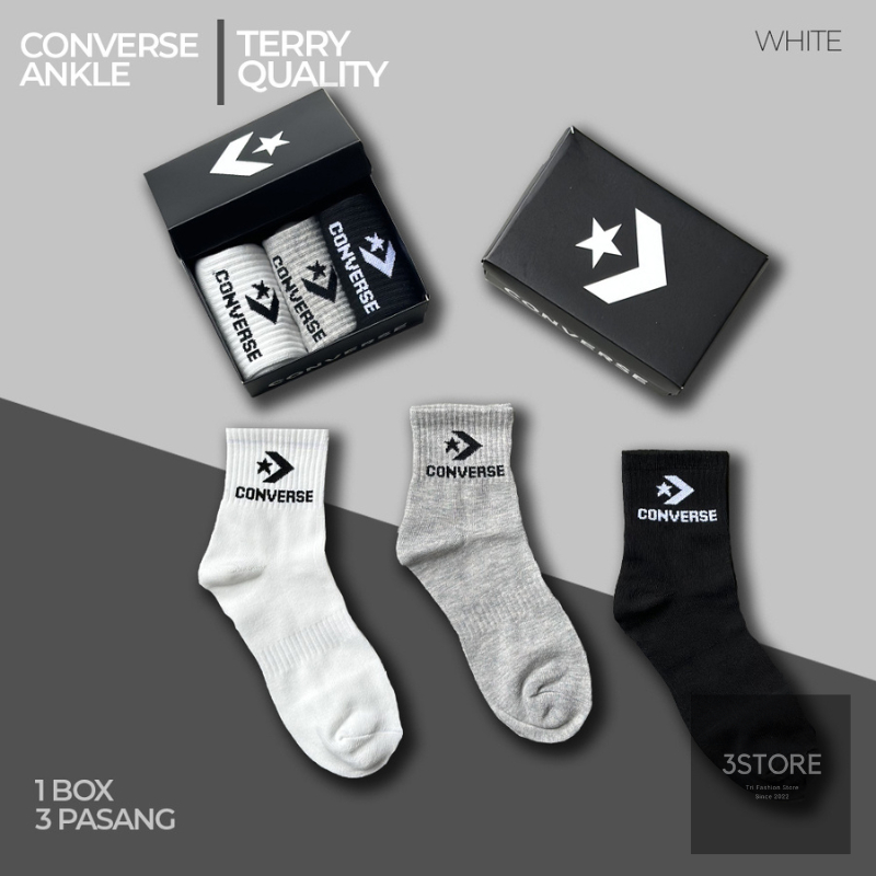 Jual CONVERSE WOODMARK ULTRALOW LINER QUARTER SOCKS/SOCK CONVERSE LOW ...