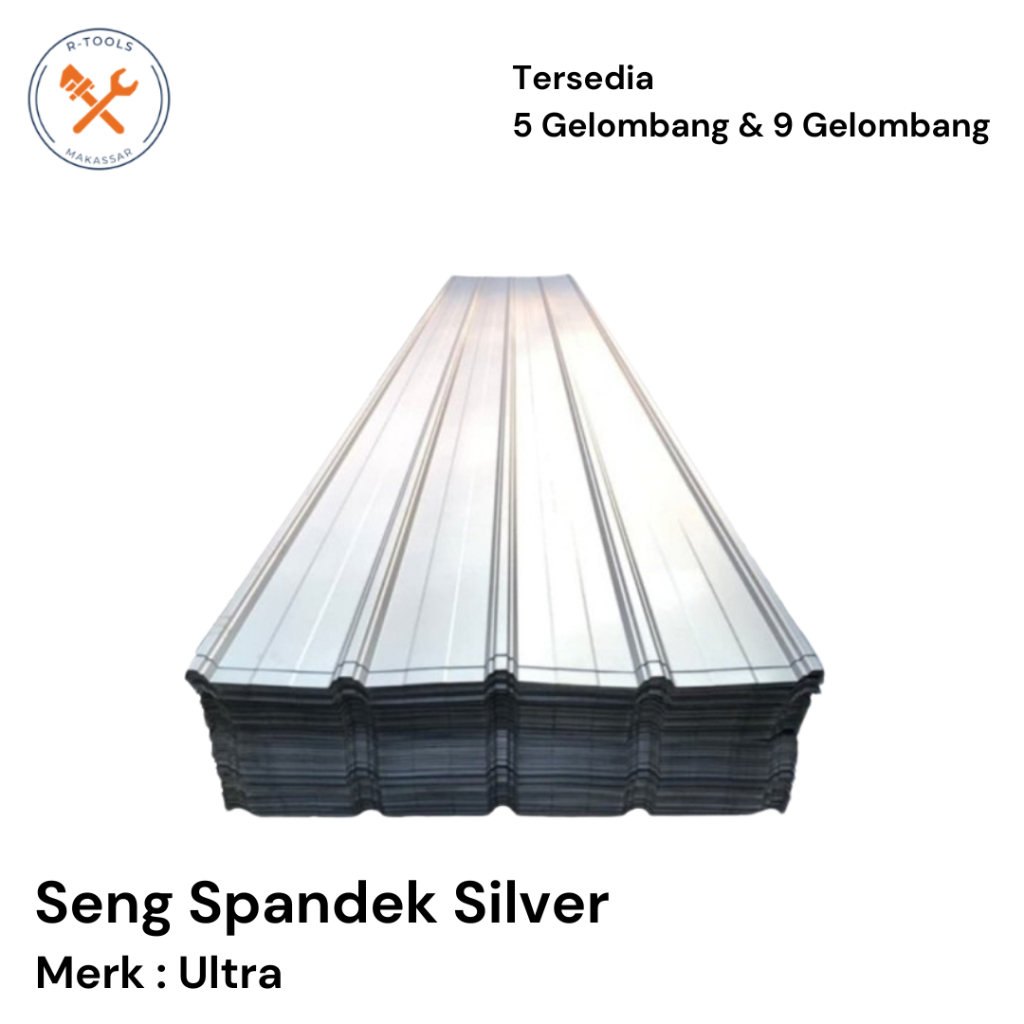 Jual KHUSUS MAKASSSAR! Spandek Tebal Ombak / Spandex Atap / Seng ...