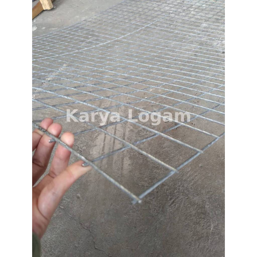 Jual Wiremesh galvanis lembaran 120x240 cm kotak 50x50 mm / kawat panel ...