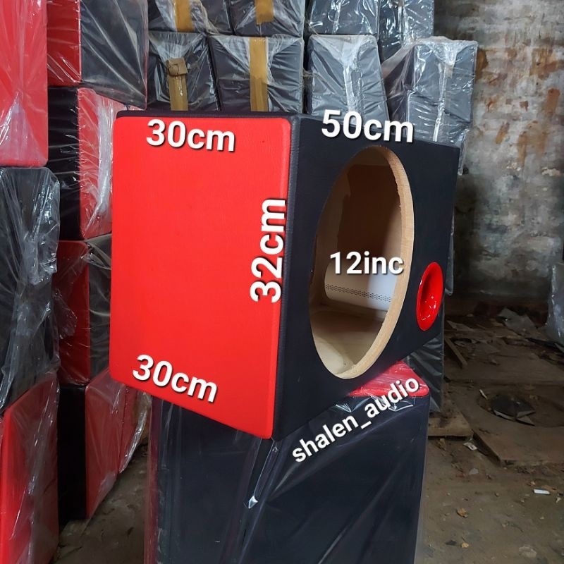 Jual Box Subwoofer 12inc kotak porting universal_bahan full mdf 18mm ...