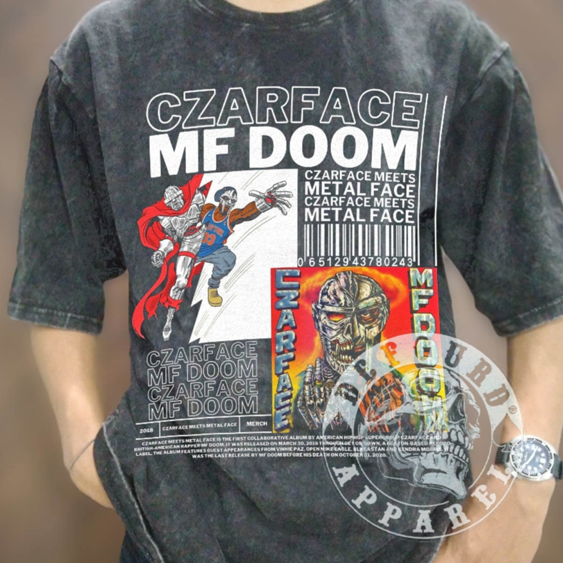 Jual MF DOOM BOOTLEG VINTAGE TEE | MF DOOM OVERSIZED WASH RAP TEE ...