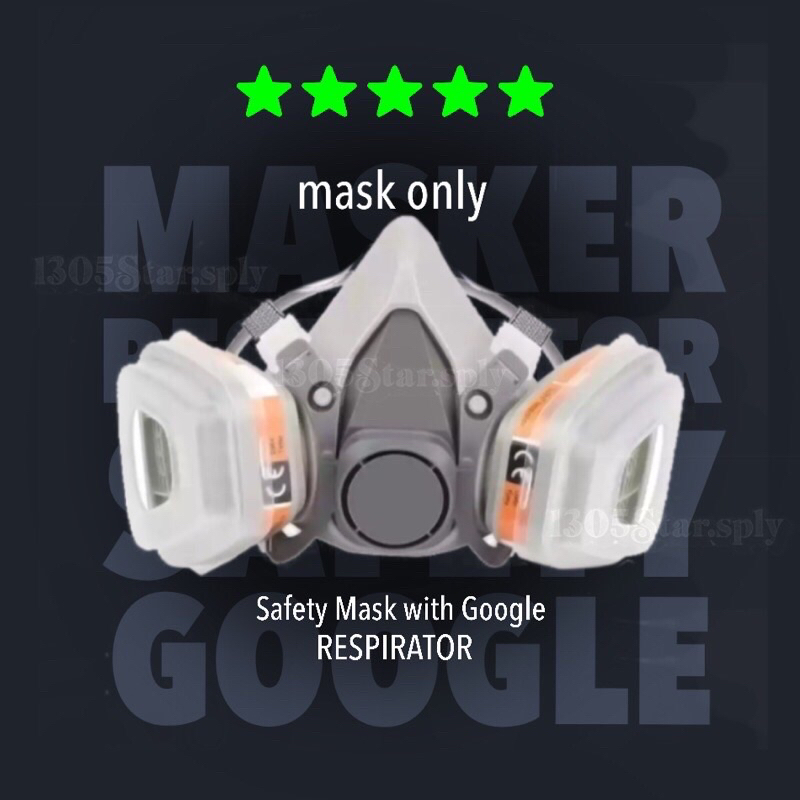 Jual [ 100% ORIGINAL - 1305star .sply ] carbon filter Masker Gas ...