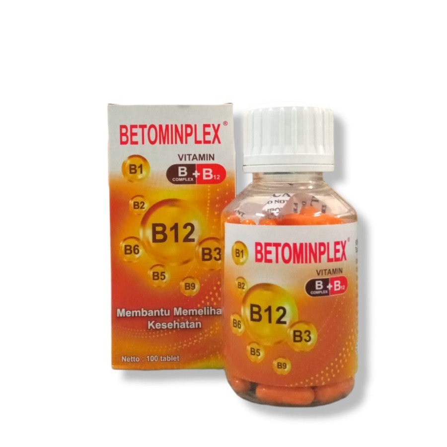 Jual BETOMINPLEX VITAMIN B COMPLEX PLUS B12 ARTO ISI 100 TABLETS ...