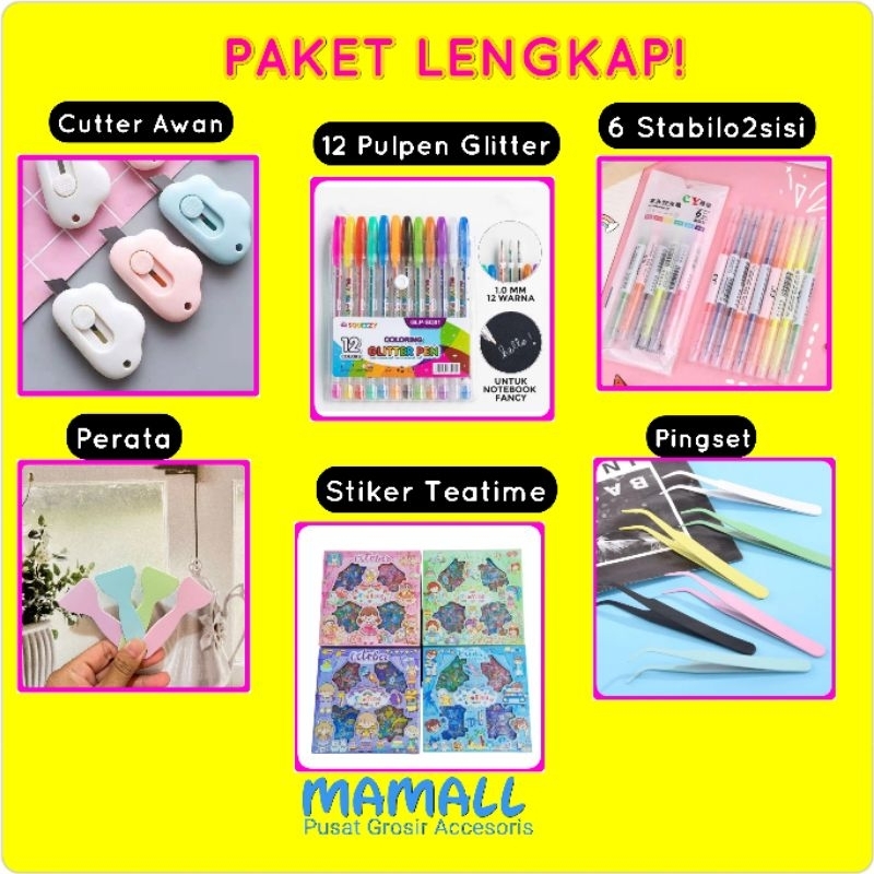 Jual Stiker 100 Lembar Paket Stiker Waterproof 100 Lembar A1 Spatula ...