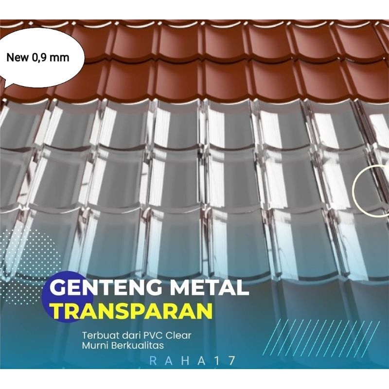 Jual Genteng Transparan PVC "TEBAL" 0,9mm | Shopee Indonesia