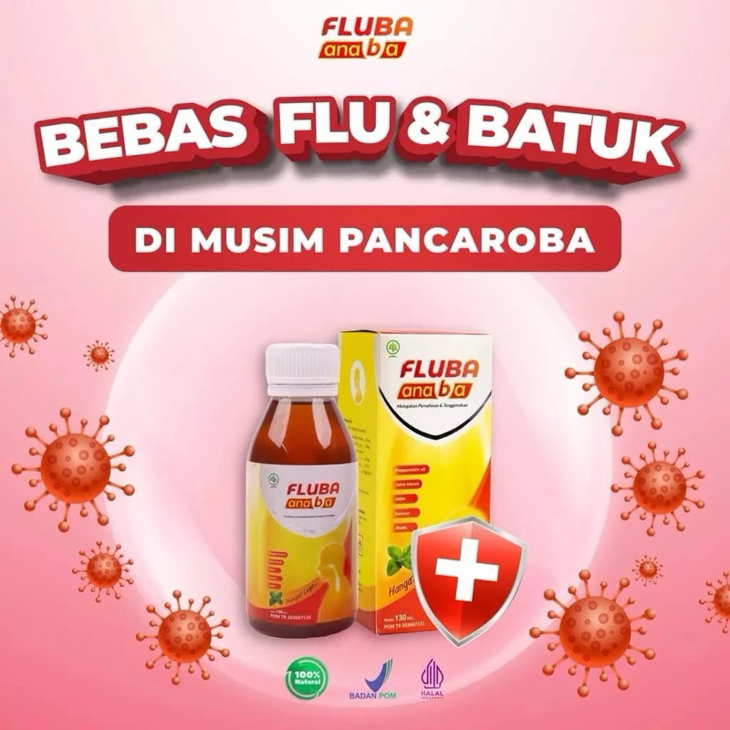Jual FLUBA ANABA MADU FLU BATUK PILEK ANAK DAN DEWASA ASLI ORIGINAL 100 ...