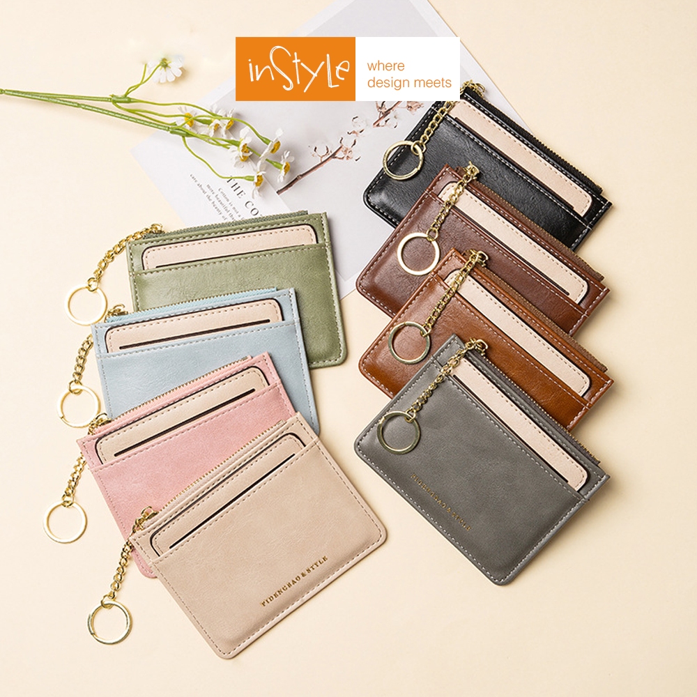 Jual Dompet Wallet Coin Kartu Wanita PU Leather (D2-004-1099) | Shopee ...