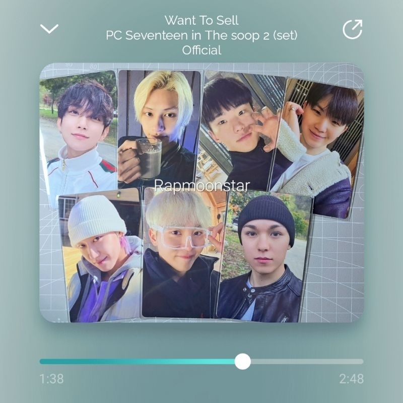 Jual [Baca Deskripsi] Sharing photocard dan merch seventeen in the soop 2 (scoups, jeonghan ...