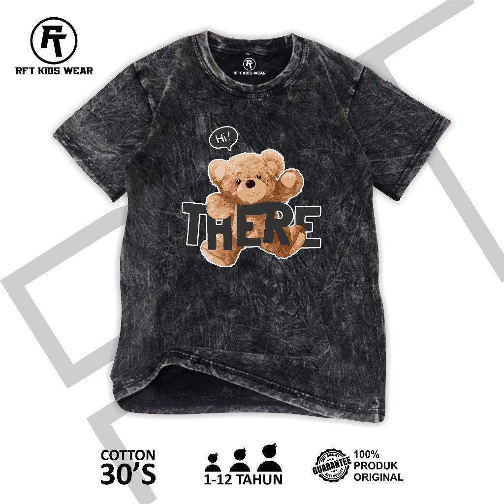 Jual RFT KIDS WEAR Baju Kaos Distro Anak Laki Laki & Perempuan There ...