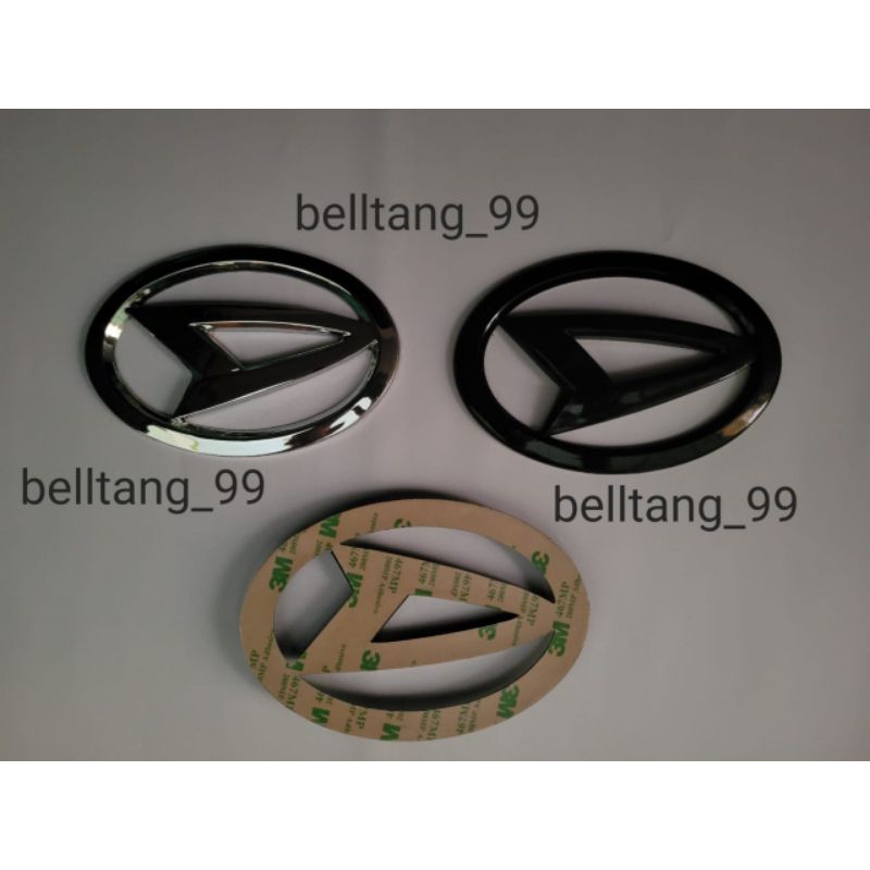 Jual Emblem logo daihatsu ayla/pengganti logo depan ayla/emblem logo ...
