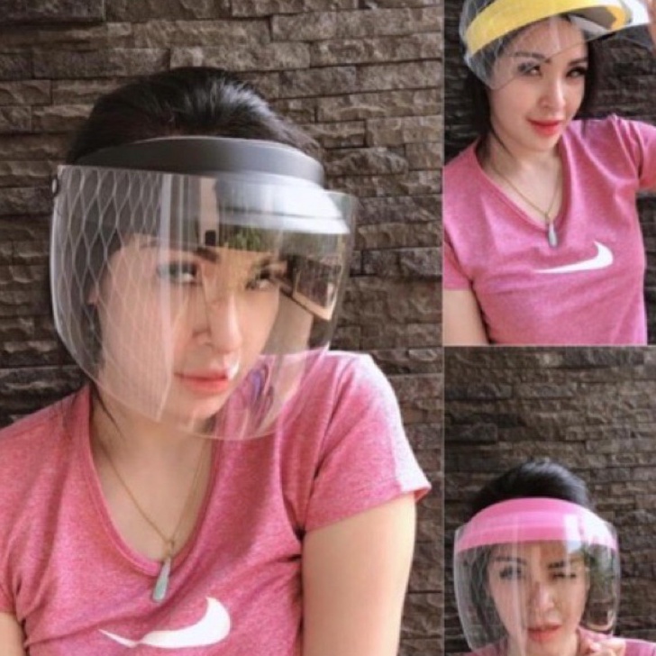 Jual Kualitas Dijamin Face shield helm pelindung wajah | Face Shield ...