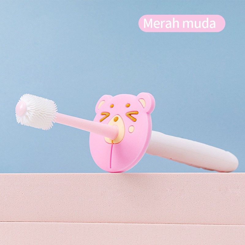 Jual Sikat gigi anak 360 derajat Bulu silikon lembut anti rusak 360 ...