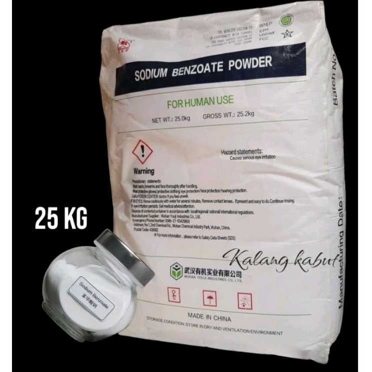 Jual Sodium benzoat - Natrium benzoate - 25 kg | Shopee Indonesia