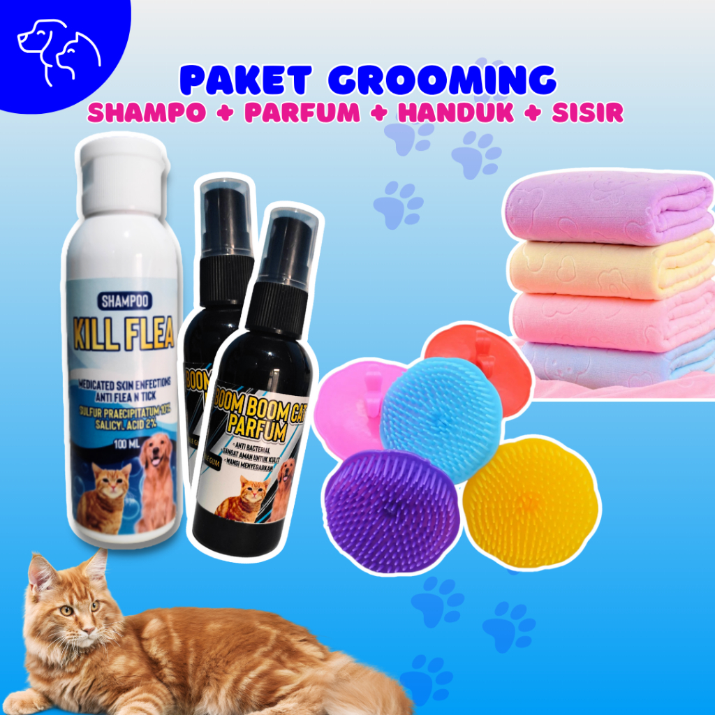 Jual PAKET HEMAT GROOMING KUCING PAKET MANDI KUCING ANJING KELINCI ...