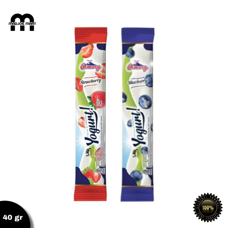 Jual Cimory Yogurt Squeeze Stick Rasa Blueberry/Strawberry 40 g ...