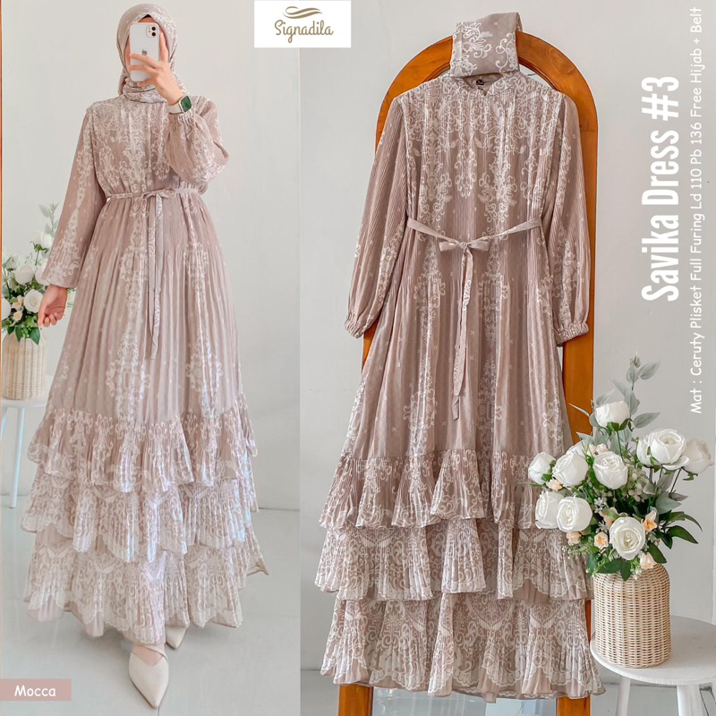 Jual savika dress#3 | Shopee Indonesia