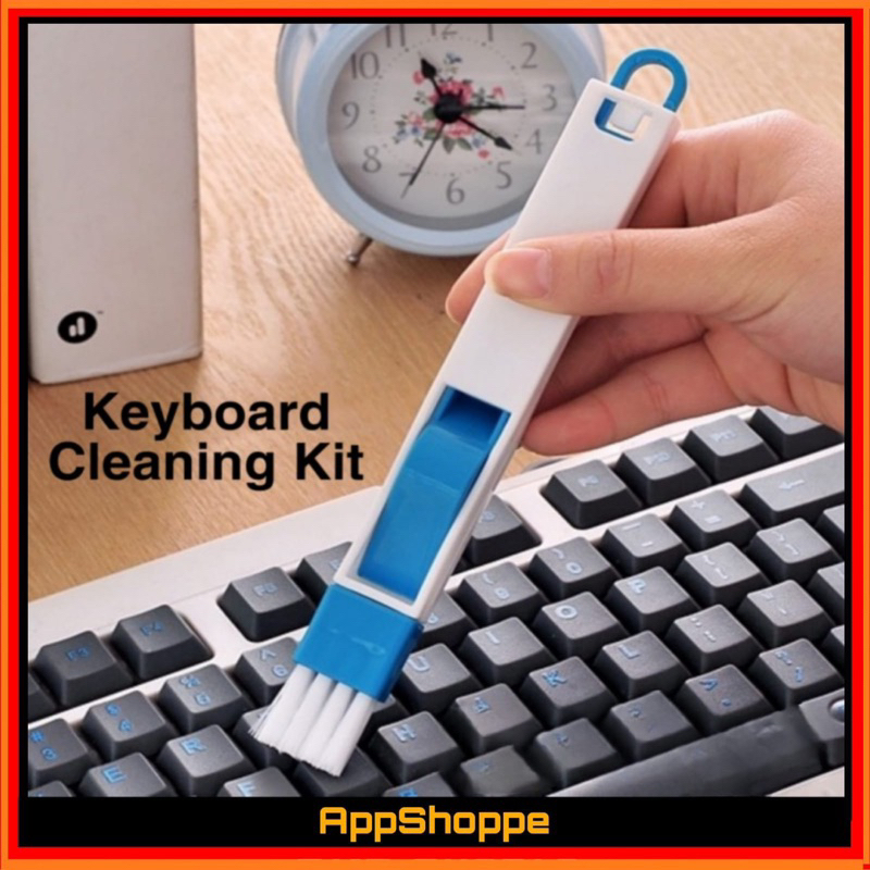 Jual Portable 2in1 Brush CLEANING KIT Keyboard DeskTop Dust Cleaner ...