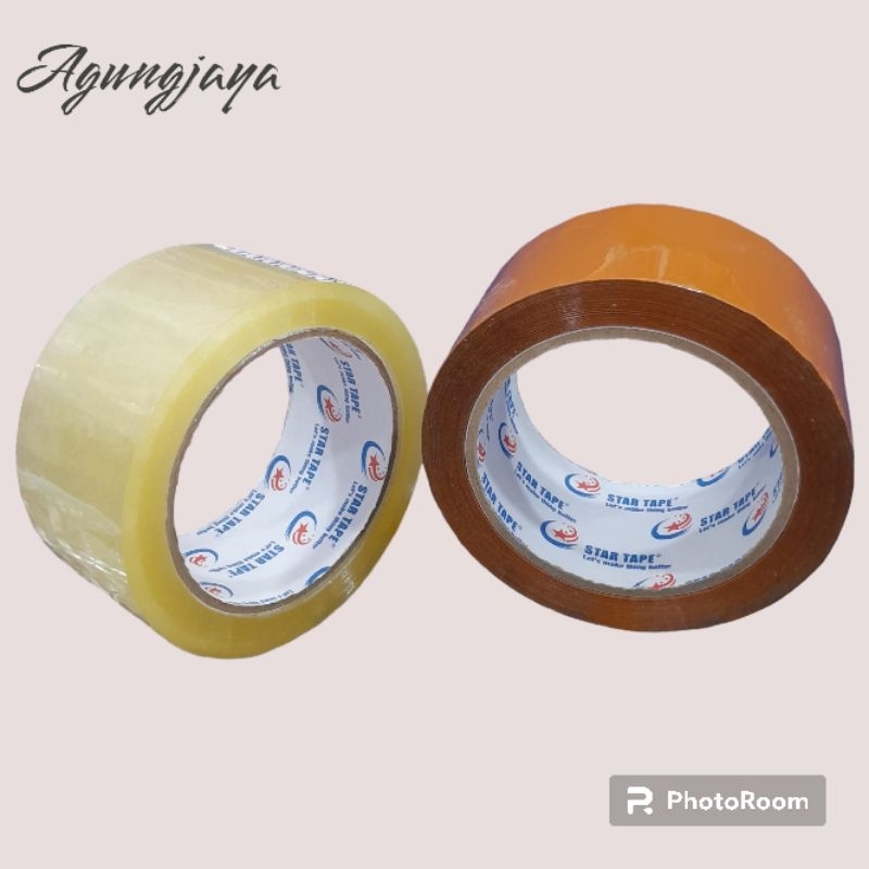 Jual LAKBAN 48 x 90 yard/ Lakban bening dan coklat 2 inci | Shopee ...