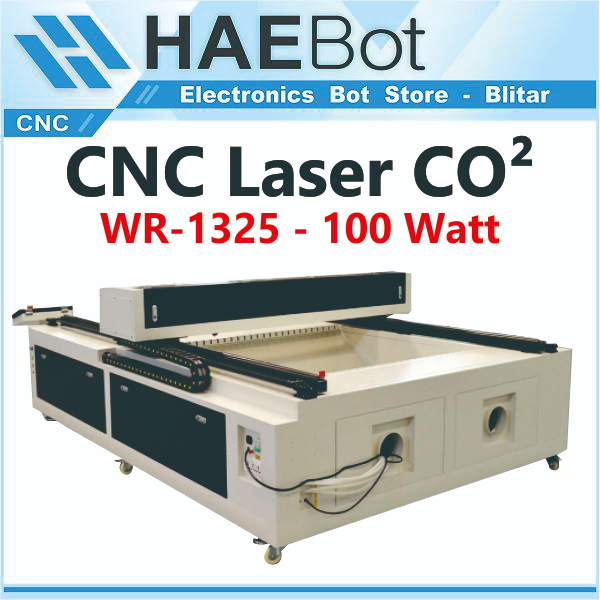 Jual [HAEBOT] CNC Laser Cutting CO2 1325 130x250 100W 100 Watt Ruida ...