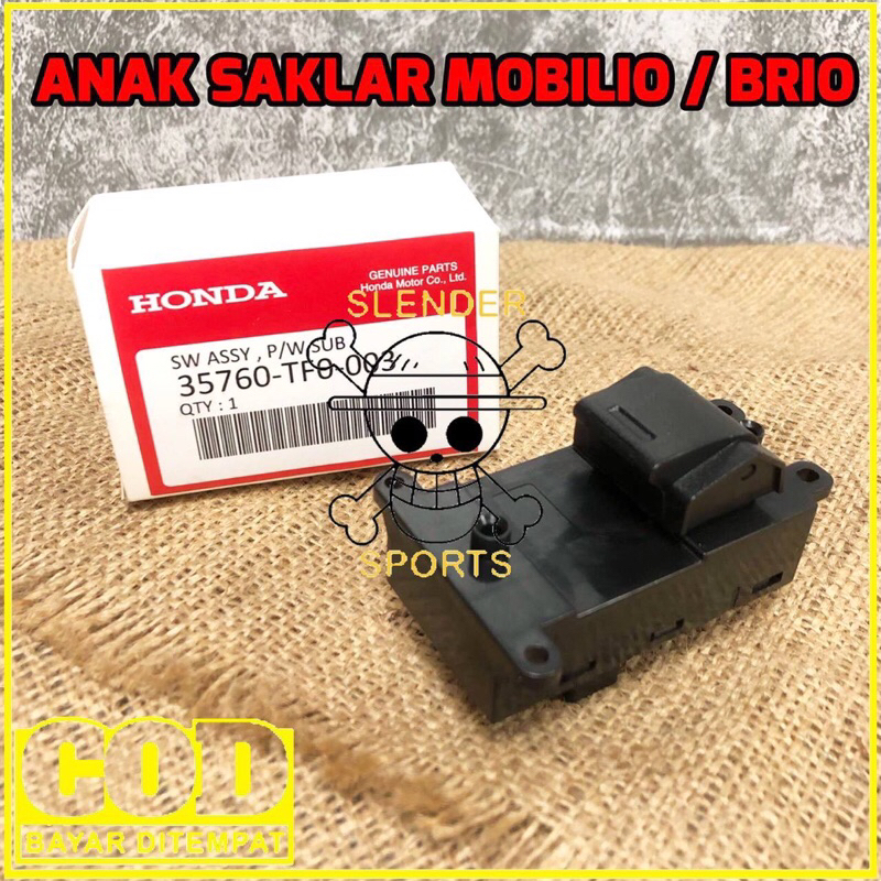 Jual ANAK SAKLAR POWER WINDOW MOBILIO - SWITCH SINGLE POWER WINDOW BRIO ...