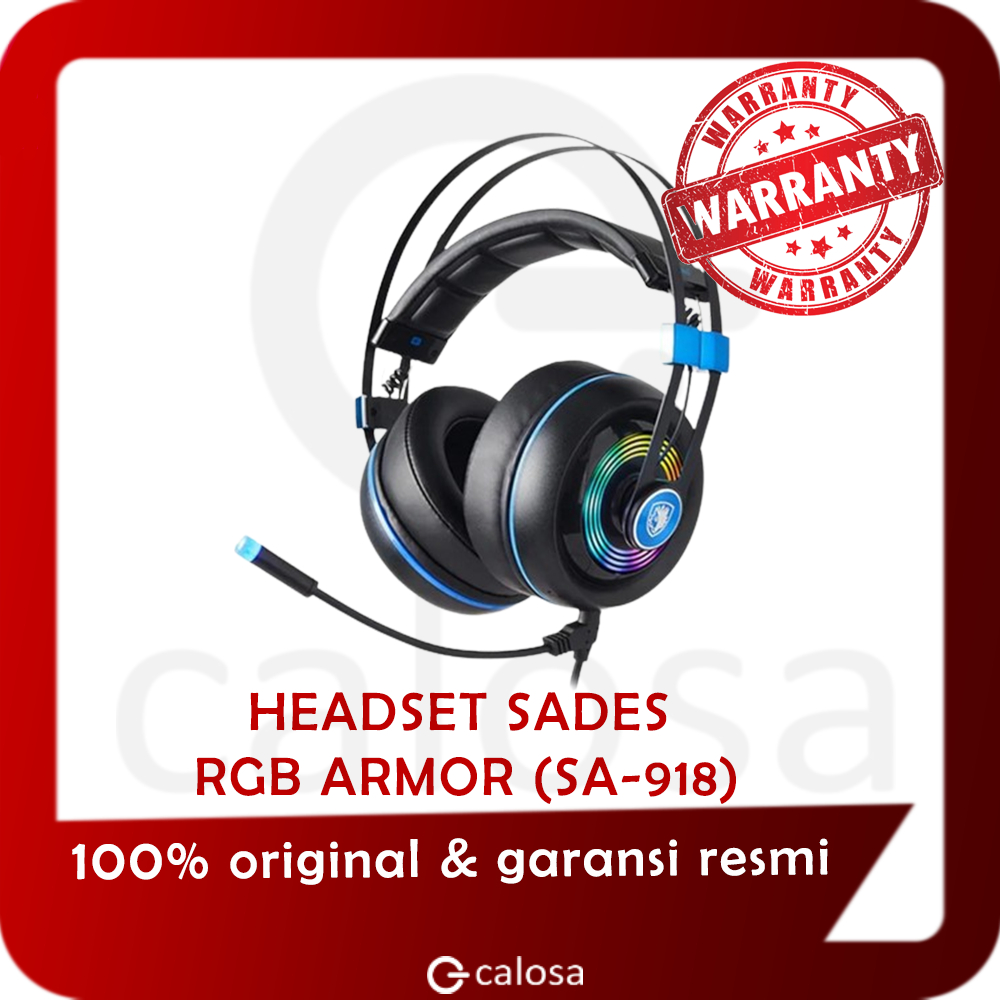 Jual Gaming Headset SADES RGB ARMOR (SA-918) | Shopee Indonesia