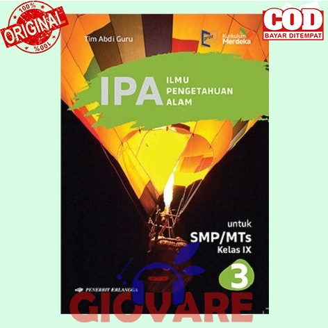 Jual BUKU IPA KELAS 9 ERLANGGA KURIKULUM MERDEKA ORIGINAL | IPA SMP/MTS KLS.9/KM | Shopee Indonesia