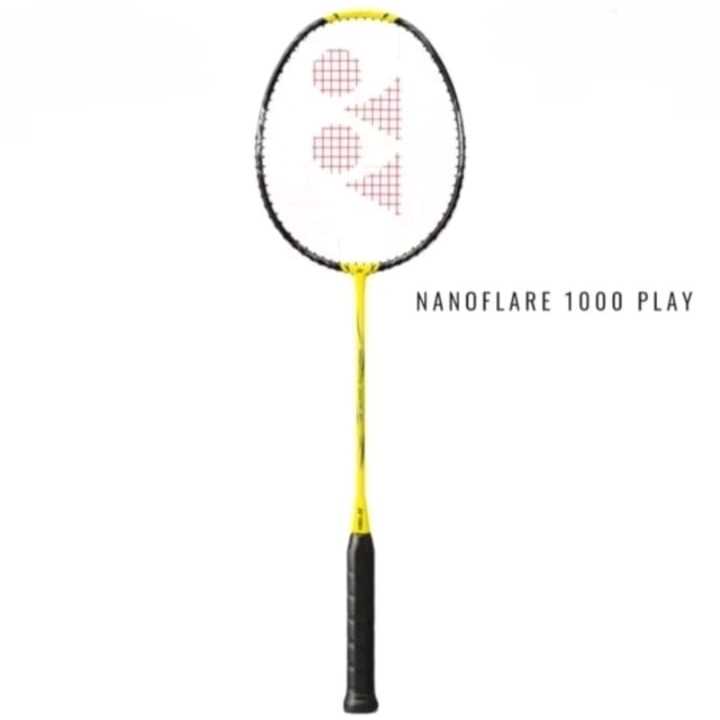 Jual Raket Badminton Yonex Nanoflare 1000 Play Lightning Yellow -28 LBS | Shopee Indonesia