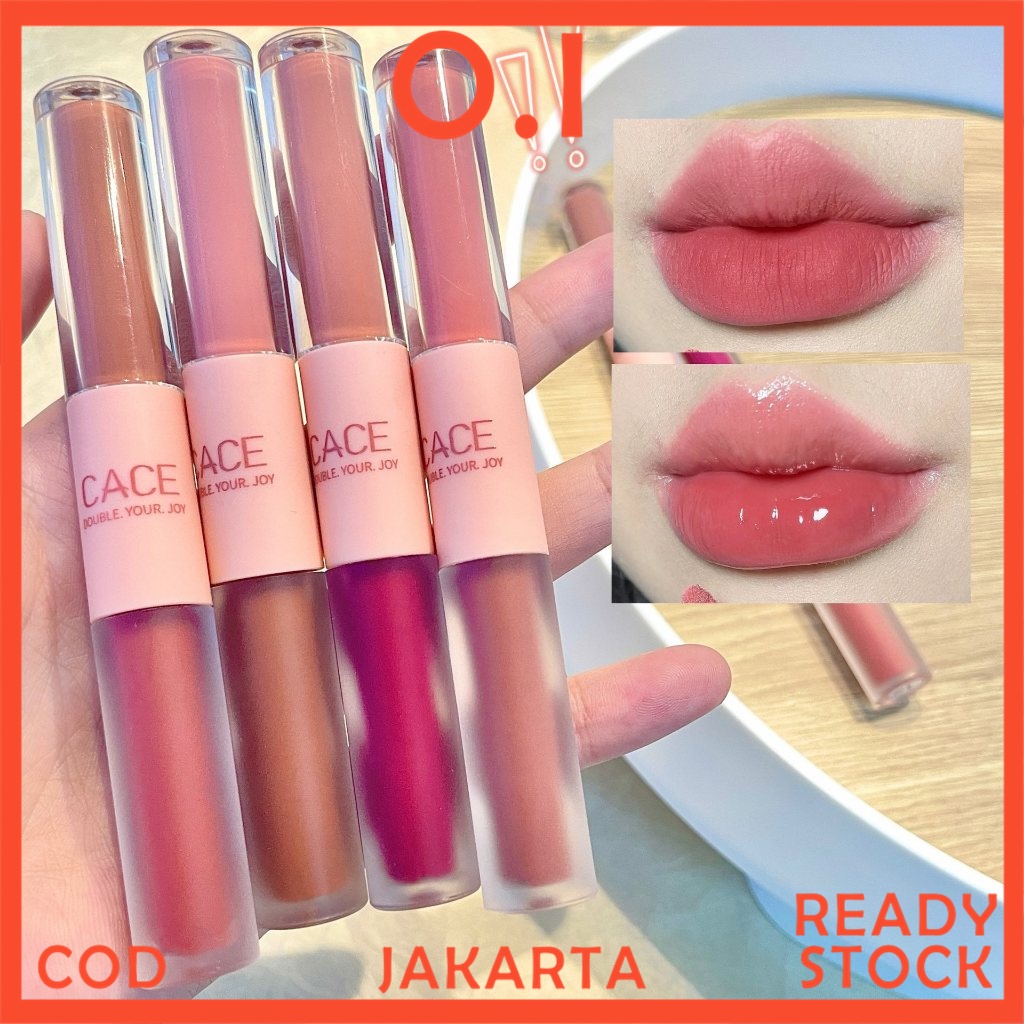 Jual CACE x DIRC 2in1 Matte + Glossy Lipstik Lip Mud Lip Cream Lip ...