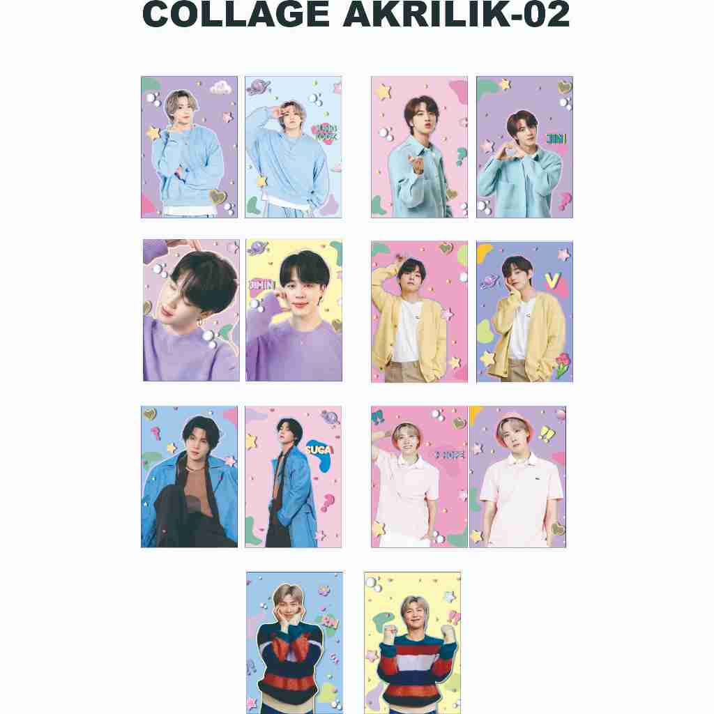 Jual Freebies KPOP BTS Gantungan Kunci Akrilik BTS/Keychain acrylic BTS ...