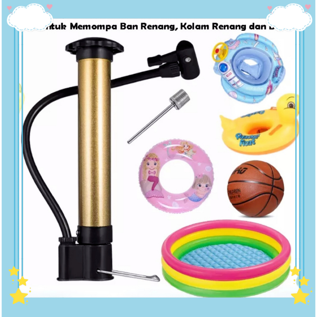 Jual Pompa pelampung renang / pompa angin tangan / manual / lem bocoran ...