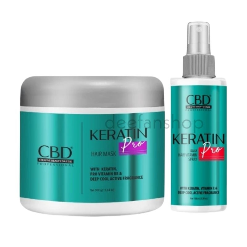 Jual CBD KERATIN HAIR MASK / MASKER + SERUM KERATIN | Shopee Indonesia