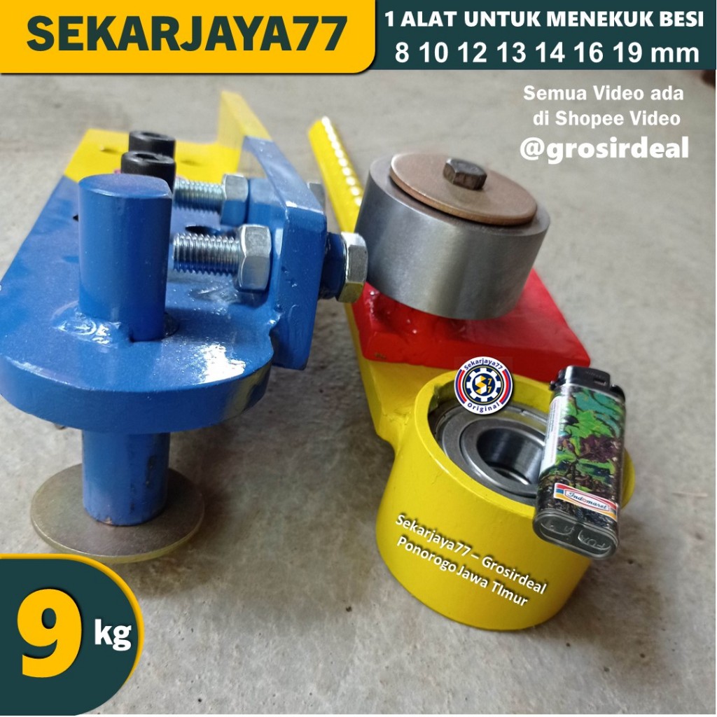 Jual Alat Pembengkok Besi beton Begel 8mm 10mm 12mm 13mm 14mm 16mm 19mm ...