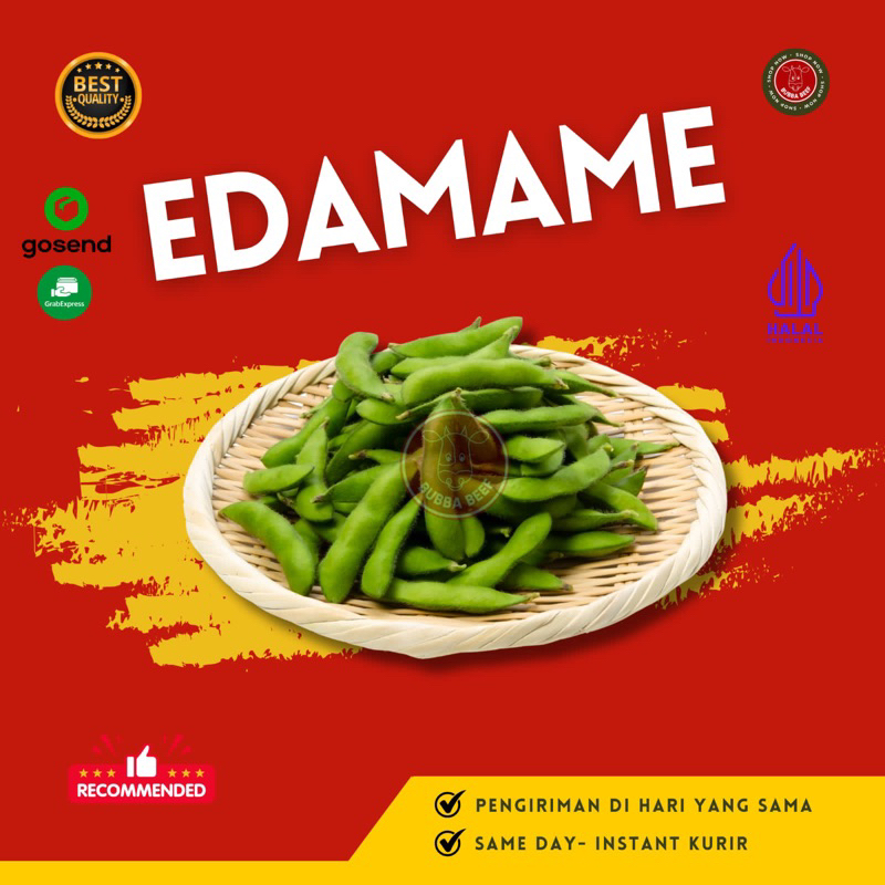 Jual (BISA INSTANT) Kacang Edamame 500gr | Cemilan Beku | Frozenfood | Edamame Kacang Kedelai ...