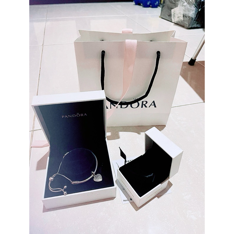 Jual Pandora Bracelet + Limited Edition Chain Original | Shopee Indonesia