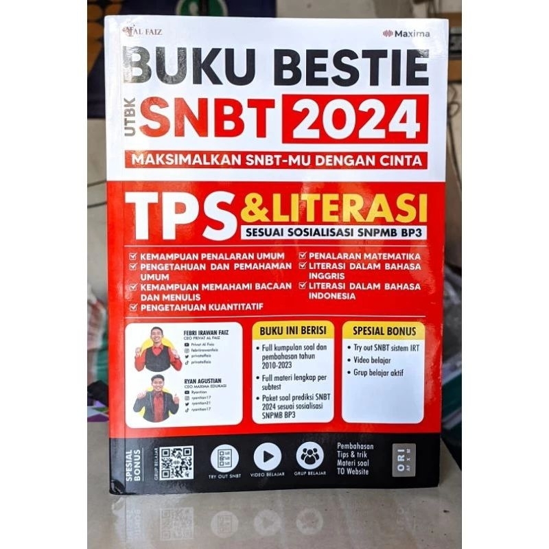 Jual Buku Bestie Snbt 2024 Shopee Indonesia