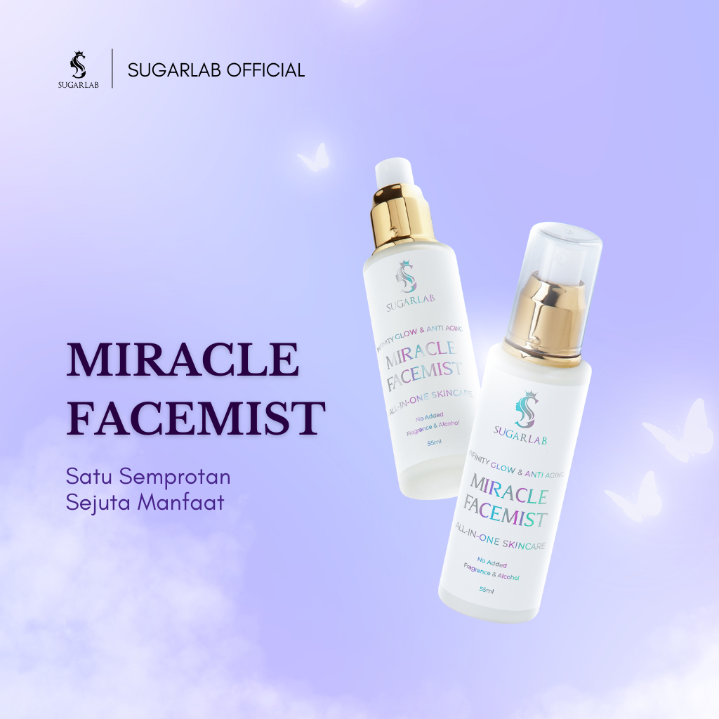 Jual Sugarlab Miracle Face Mist 55ml | All-In-One Skincare Face Mist ...