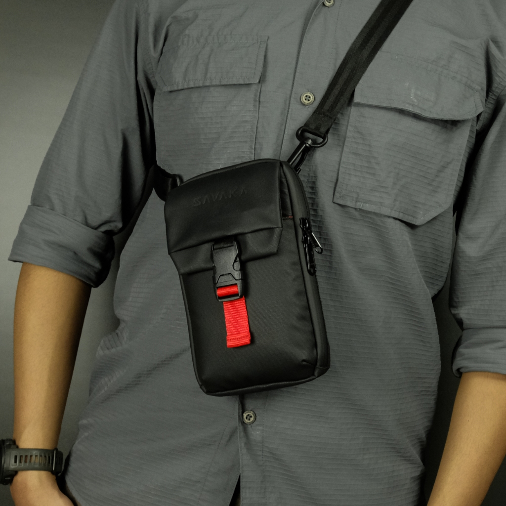 Jual Pouch Bag Pria SAVAKA P4 Tas Pinggang Kecil HP Hanging Wallet ...
